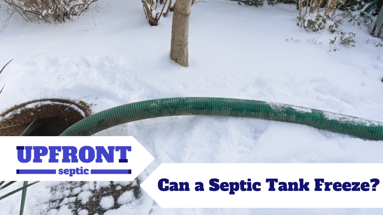 Can a Septic Tank Freeze?